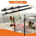 "Kojem Lockable Trimmer Rack 3 Place, Steel Weed Eater Rack for Trailer ...