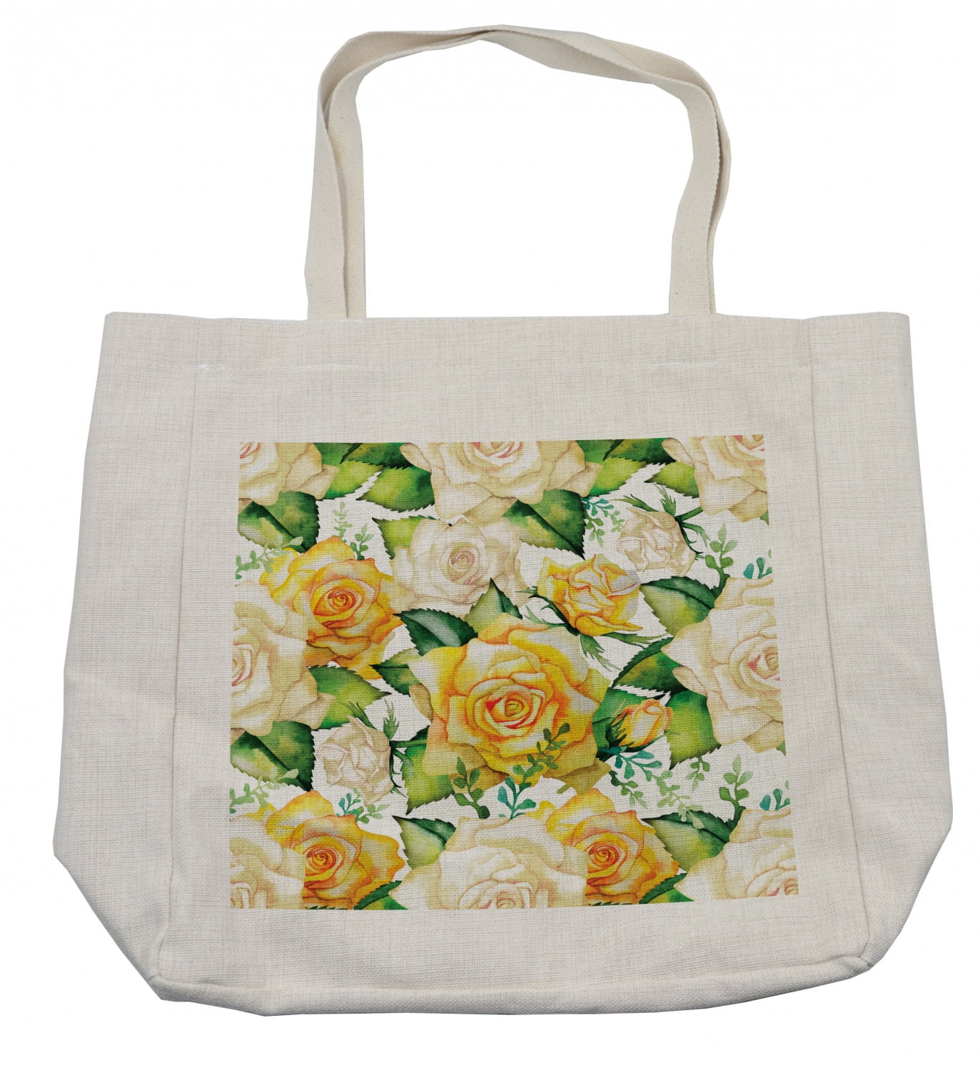 Rose Shopping Bag, Roses Illustration in Watercolor Painting Effect ...