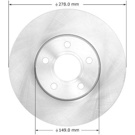 Bendix Premium Brake Rotor - 330mm Diameter - Walmart.com