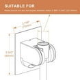 Adhesive Shower Head Holder, No-Drill Adjustable Wall Mount Bracket for ...