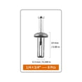1/4" x 3/4" Hammer Drive Nail-in Anchors 50 Pack – Cement Wall Anchors ...