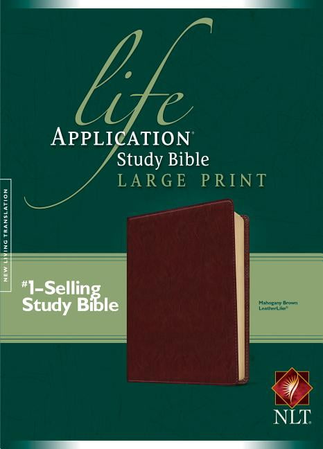Life Application Study Bible NLT, Large Print (Hardcover) - Walmart.com ...
