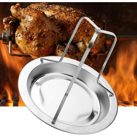 FanShow 1 Pc Green Stainless Steel Roast Chicken Rack Duck Rotisserie ...