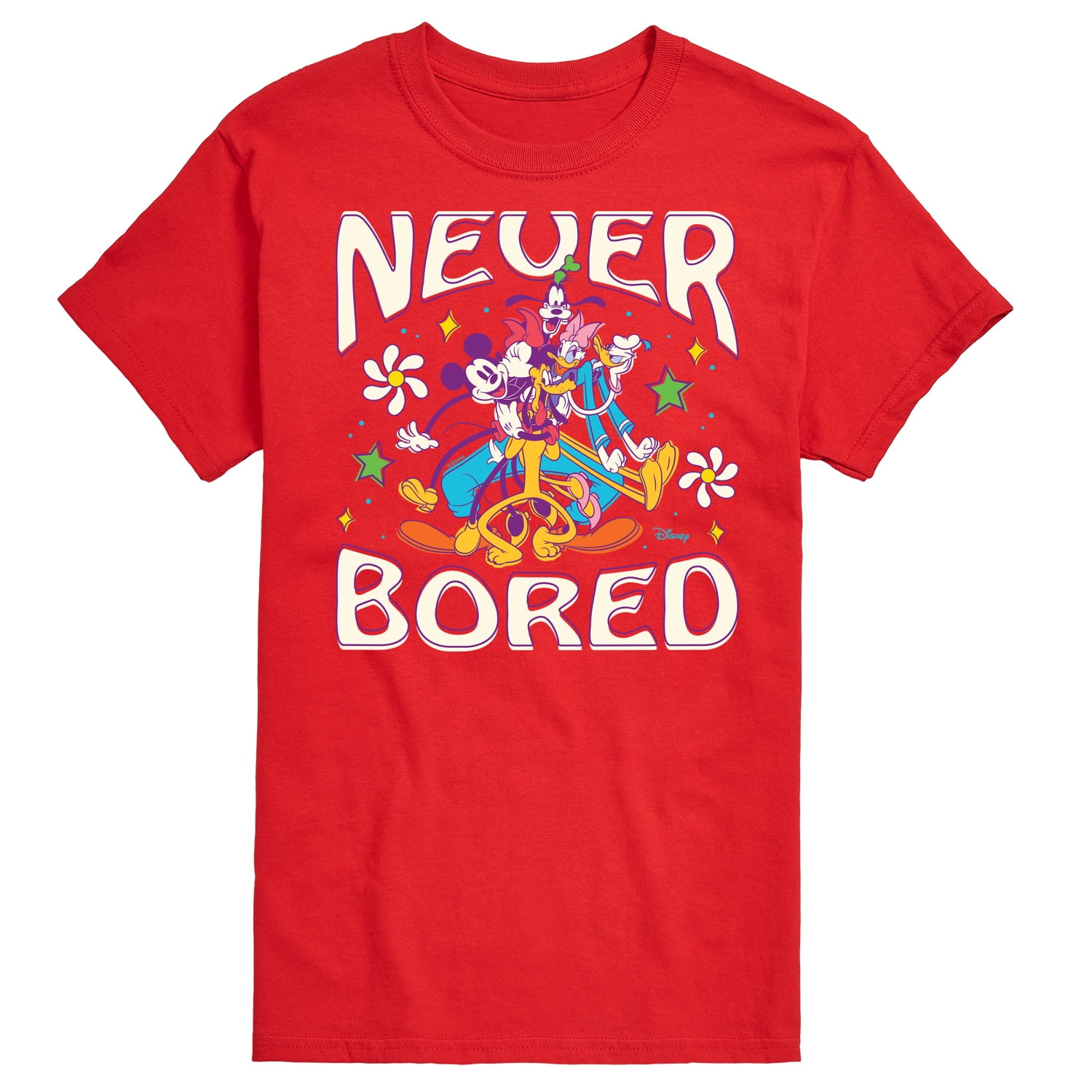 Disney - The Mickey Mouse Group - Never Bored - Men's Short Sleeve ...