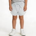 ATOYSOY Big Boys Girls Solid Color Soft Fabric Shorts Elastic ...