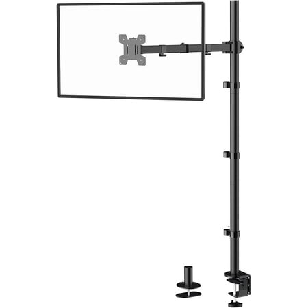 Single Monitor Stand Desk Mount, 47.2 inch Tall Monitor Stand Fully ...