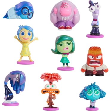 Disney / Pixar Inside Out 2 9-Piece Deluxe PVC Figure Playset - Walmart.com