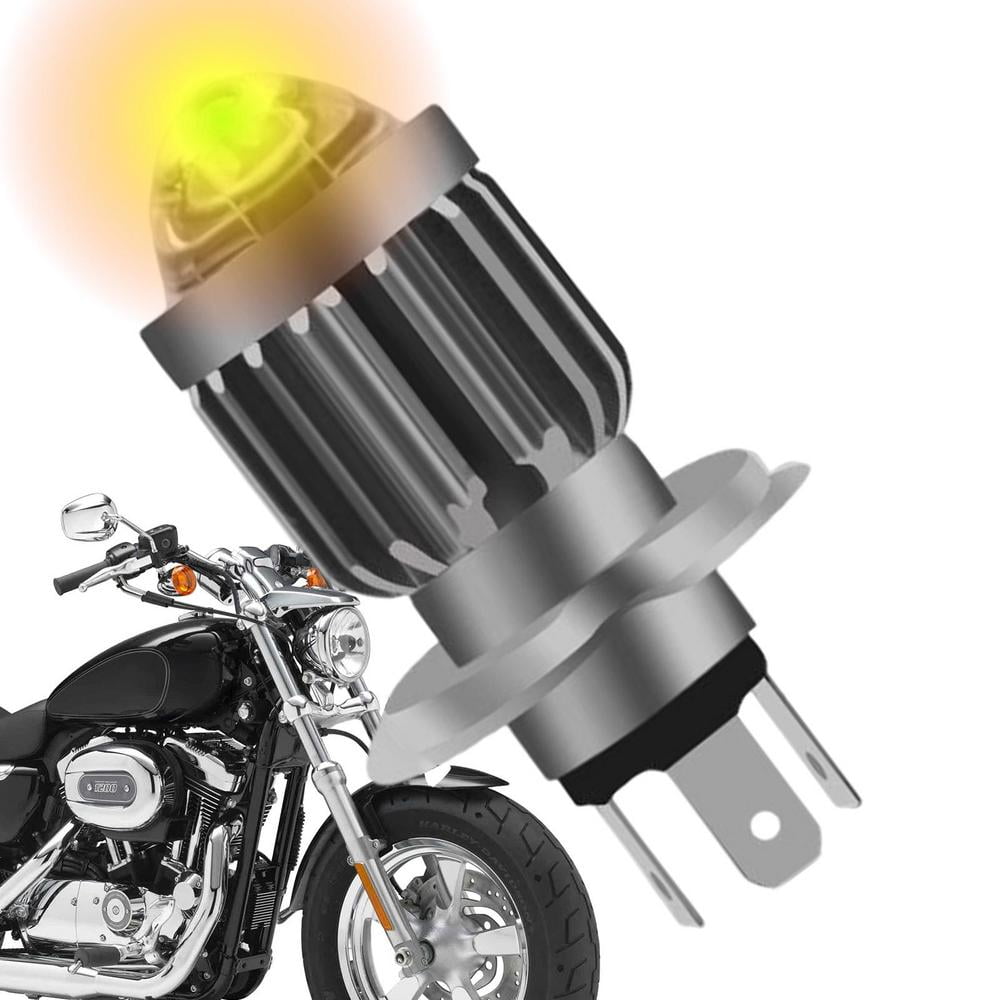 Tohuu Motorcycle LED Headlight 1000LM Extremely Bright Dual Color High ...