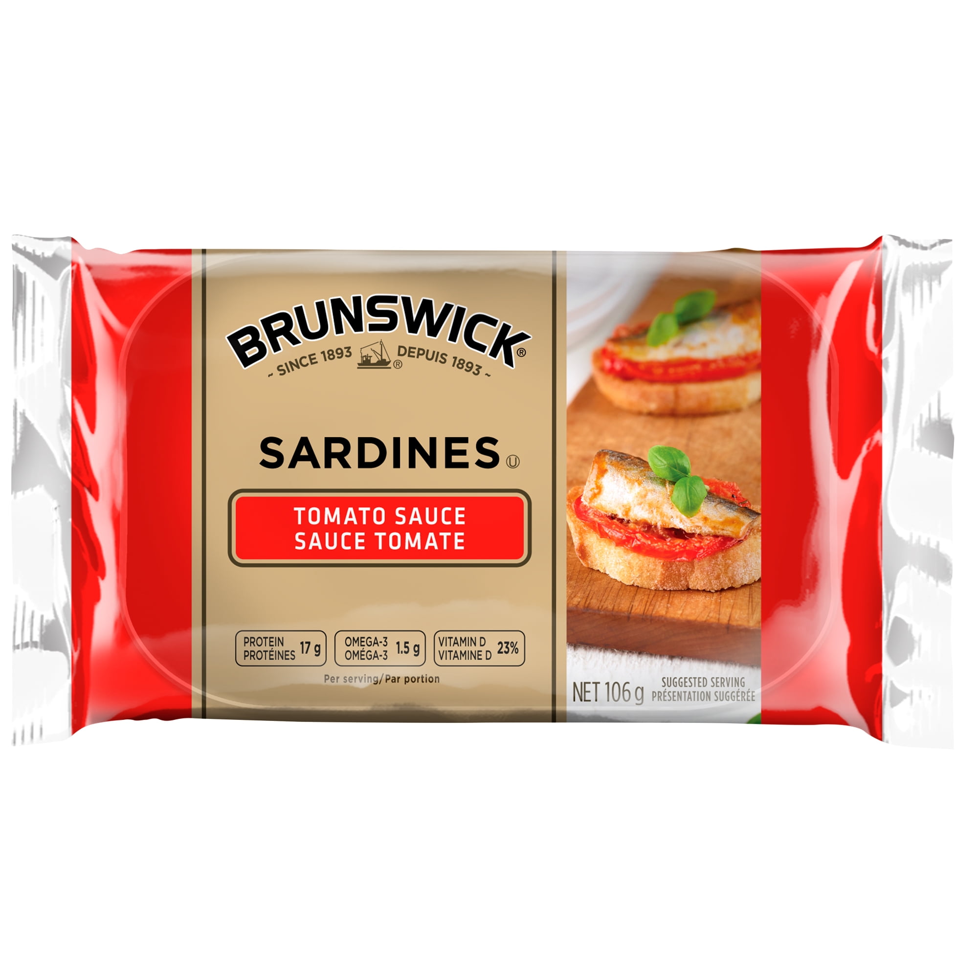 Click here for Brunswick Sardines In Tomato Sauce 106 G prices