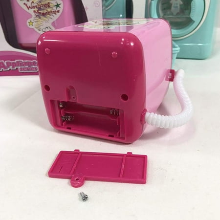 Washing Machine Toy Home Miniature Laundry Playset Mini Pretend Play ...