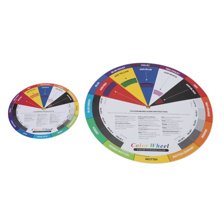 Color Mixing Guides, Resist Moisture Artist Color Wheel Reduce Fading ...