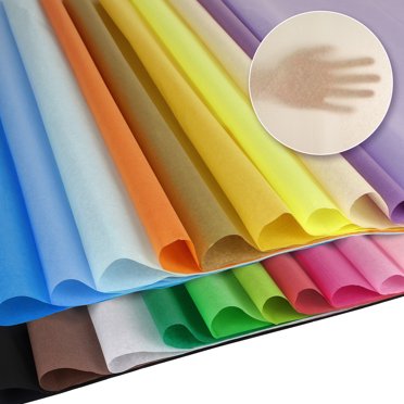 Spectra® Bleeding Art Tissue™ Paper, 20" x 30", 20 Assorted Colors, 100 ...
