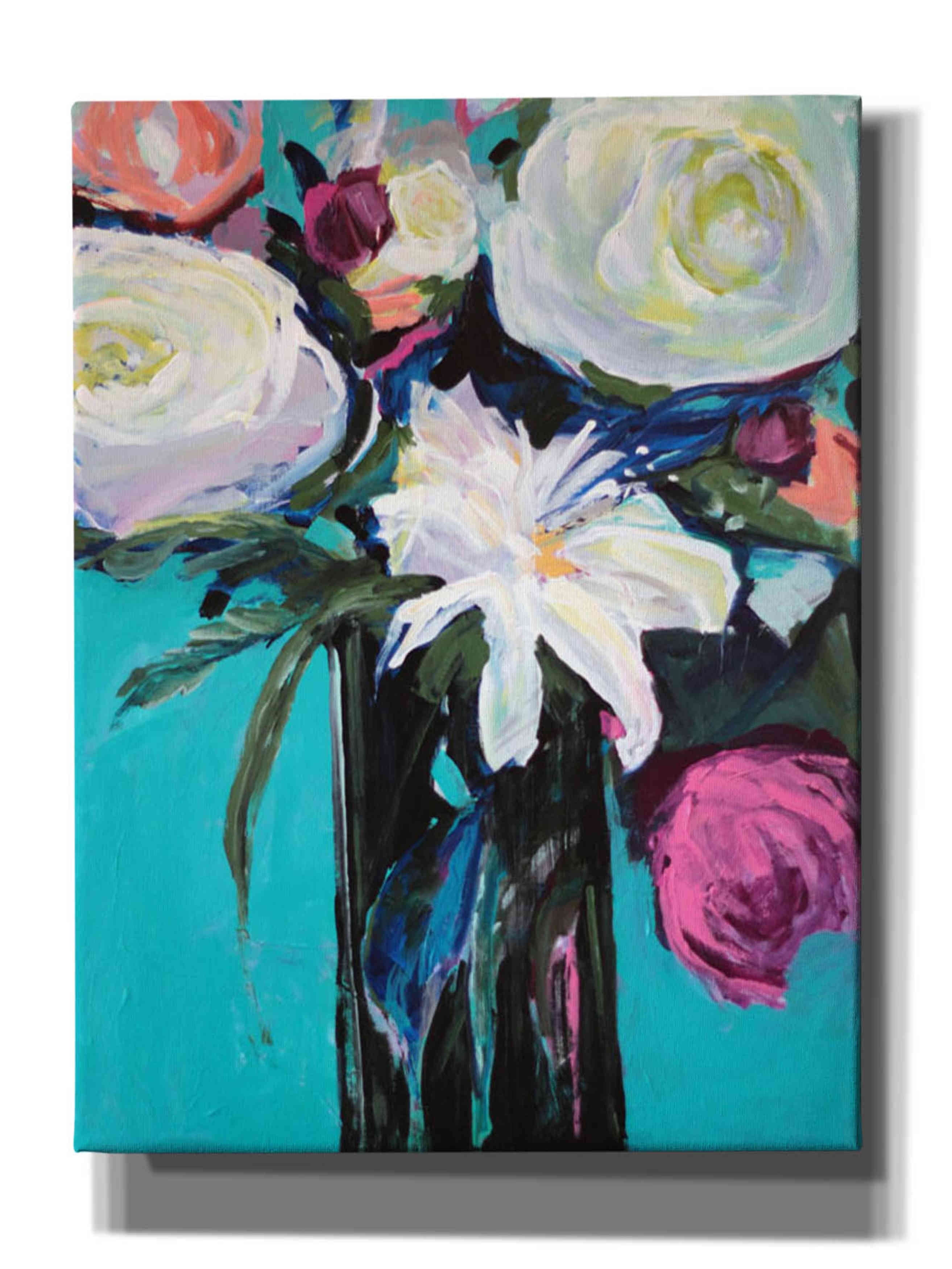 Epic Graffiti 'White Lily' by Jacqueline Brewer, Canvas Wall Art, 12 ...