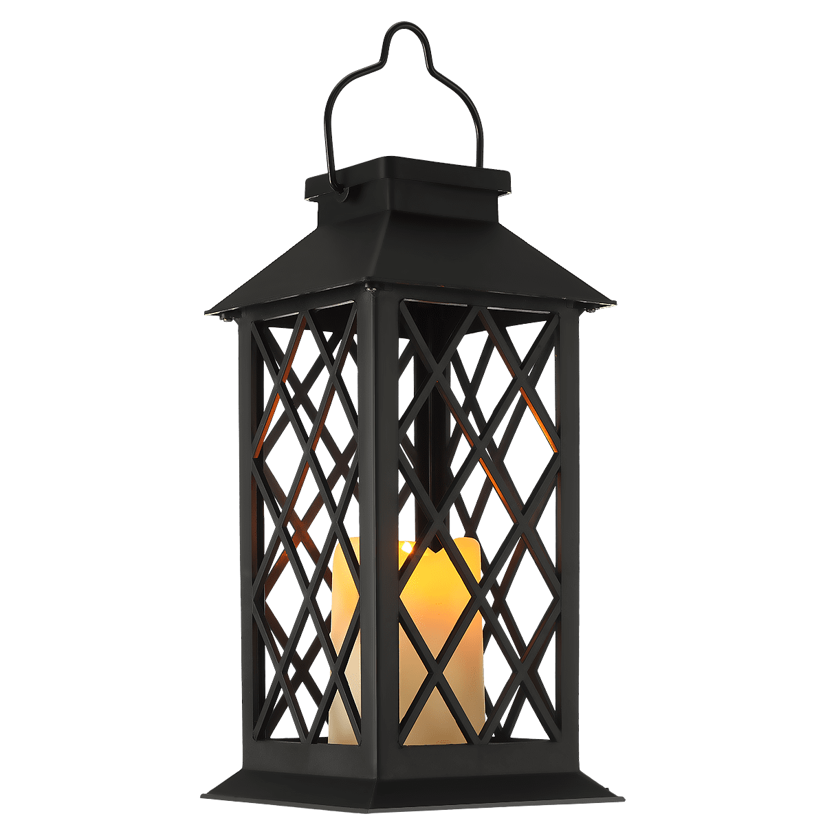 Oyajia Outdoor Tabletop Lanterns, Flickering Hanging Waterproof Lights ...