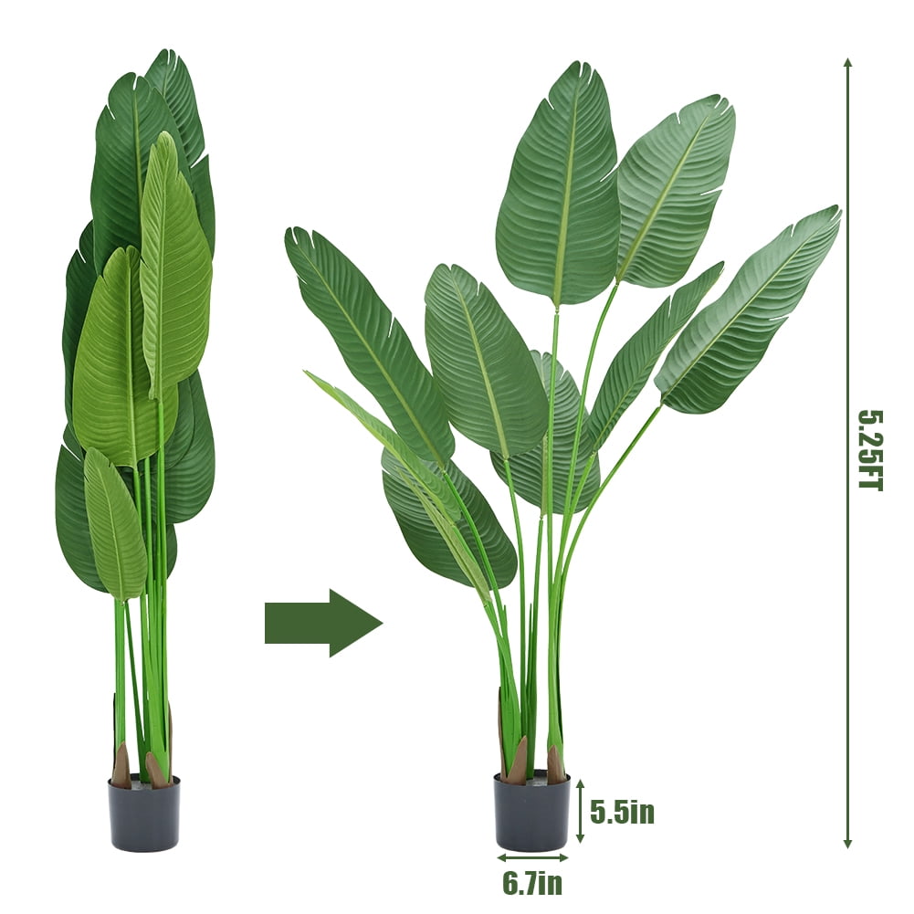 Artificial Banana Leaf Plant