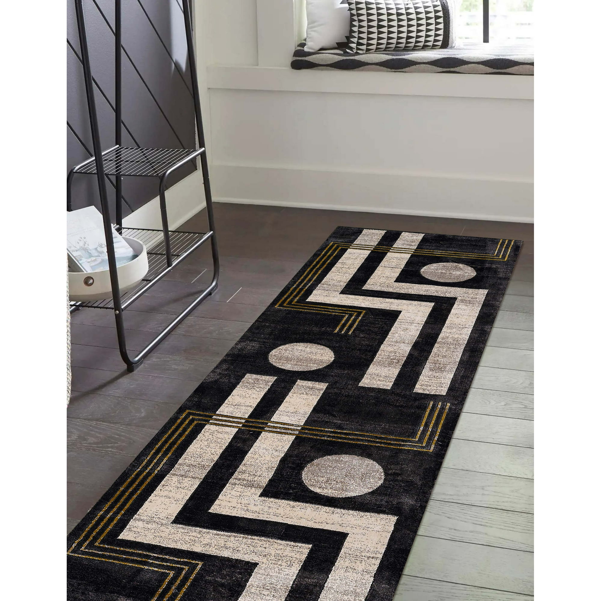 Ecarpet Erisa Contemporary Runner Rug For Living Room  Bedroom  Dining Room  Entrance  Hallway And More. 2 Ft. X 8 Ft.
