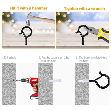 Spiral Hook Combination Multifunctional Hanger Hooks Ceiling Screw High ...