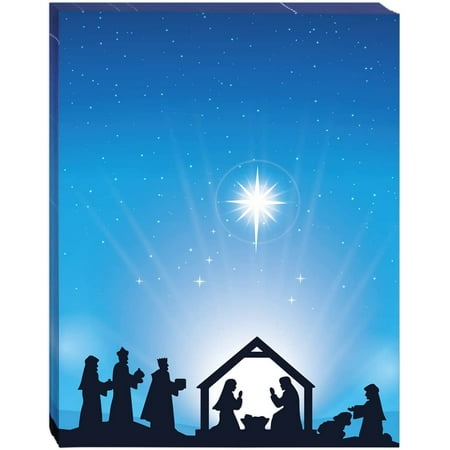 Christmas Stationery Paper Nativity Scene Religious Printer Paper ...