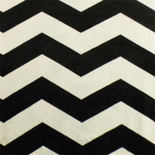 Black/ White Chevron Stripe Minky, Fabric By the Yard - Walmart.com