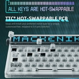 Machenike KT68 Pro 65% RGB Wireless Compact Mechanical Gaming Keyboard ...