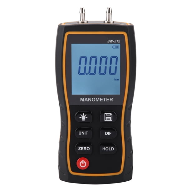 Digital Differential Pressure Gauge, 30Kpa Differential Gauge Kit, High ...