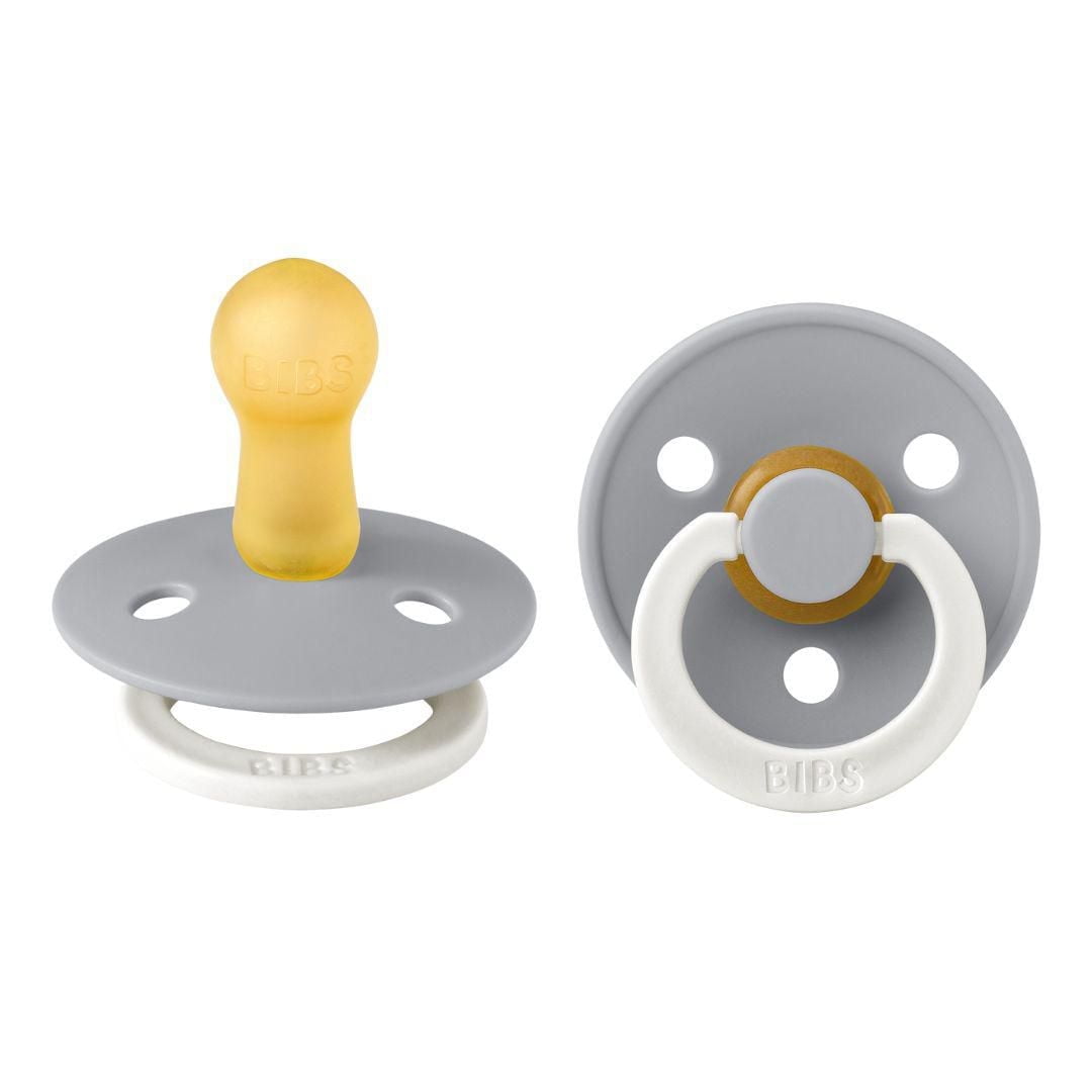 BIBS Pacifiers | Natural Rubber Baby Pacifier | Set of 2 BPA-Free ...