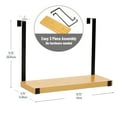 Mind Reader Hanging Cubicle Shelf Organizer, Cubicle Shelf for Office ...