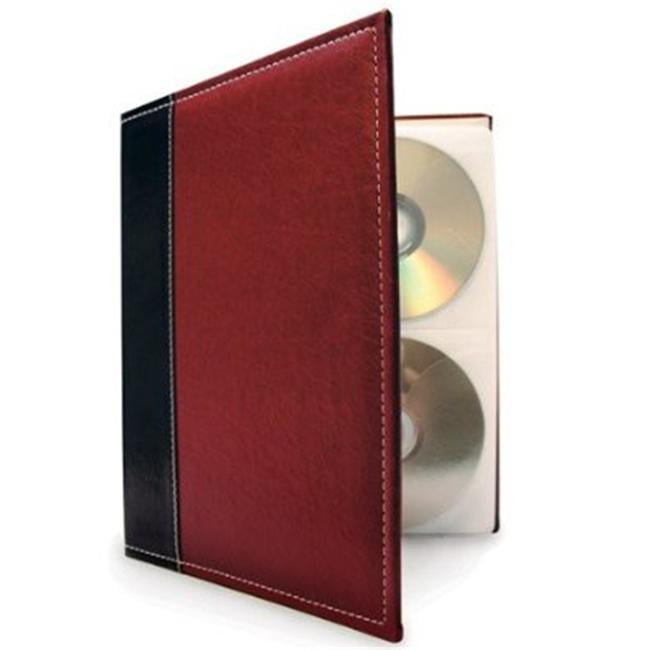 Bellagio-Italia Large CD DVD Binder - Burgundy - Walmart.com - Walmart.com