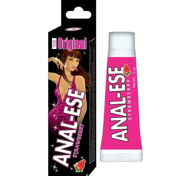 Anal Ese Desensitizing Gel Flavored Personal Lubricant Strawberry 05 0729