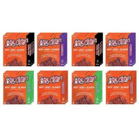 Big Chief Beef Jerky Variety Pack, 12 × 80 g - OBig Chief Beef Jerky ...