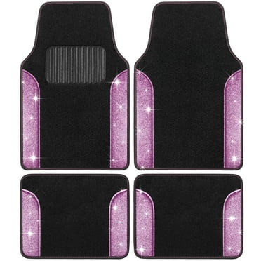 Carbella™ Purple Car Mats, 3 Piece Full Set – Waterproof Trim-to-Fit ...