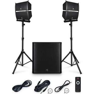 Proreck Club 6000 15-inch 6000W Stereo PA Speaker System, Bluetooth, 2 ...