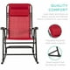 Best Choice Products Foldable Zero Gravity Rocking Patio Lounge Chair ...