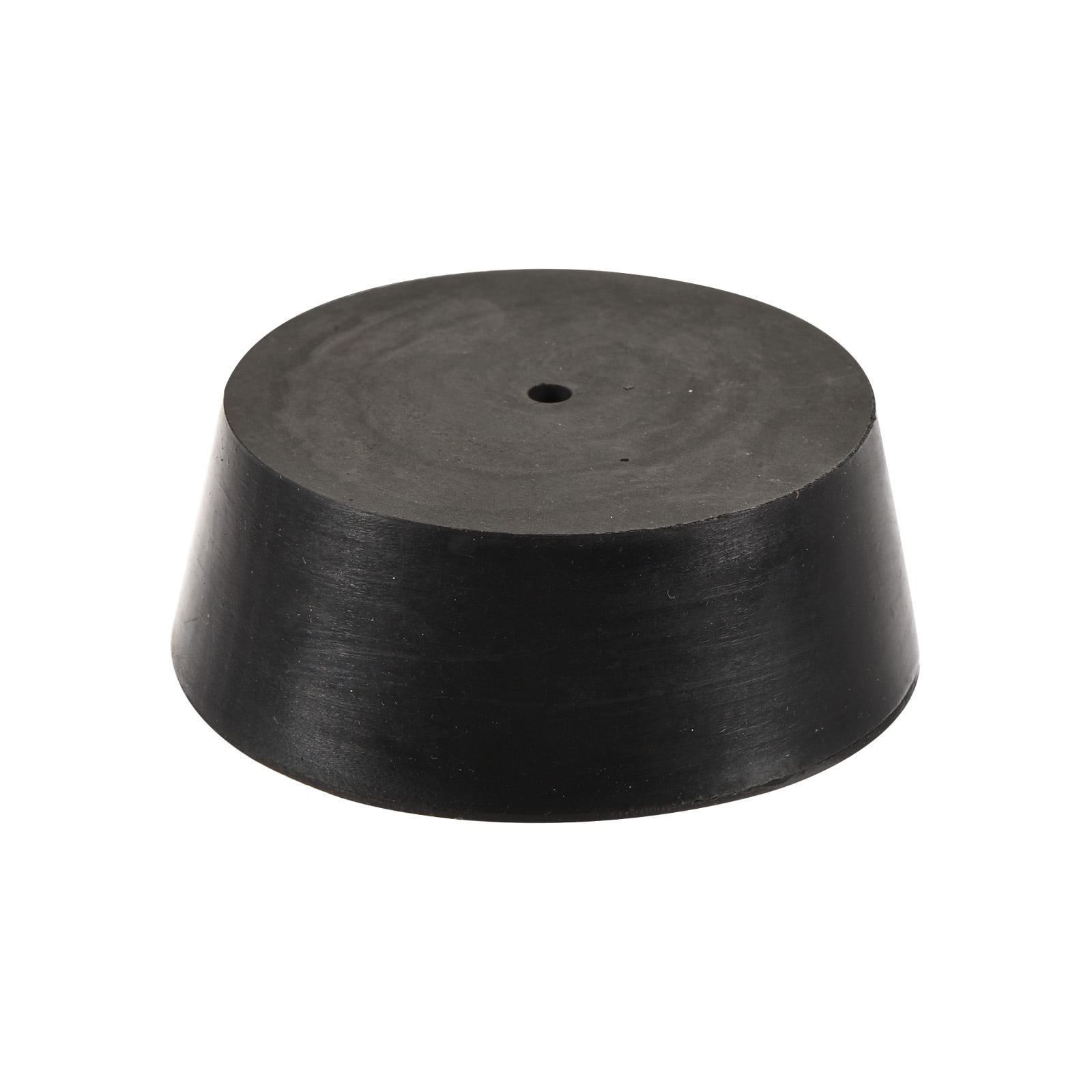 Uxcell 75mm to 90mm w Hole Rubber Tapered Plug for Lab Home Black ...