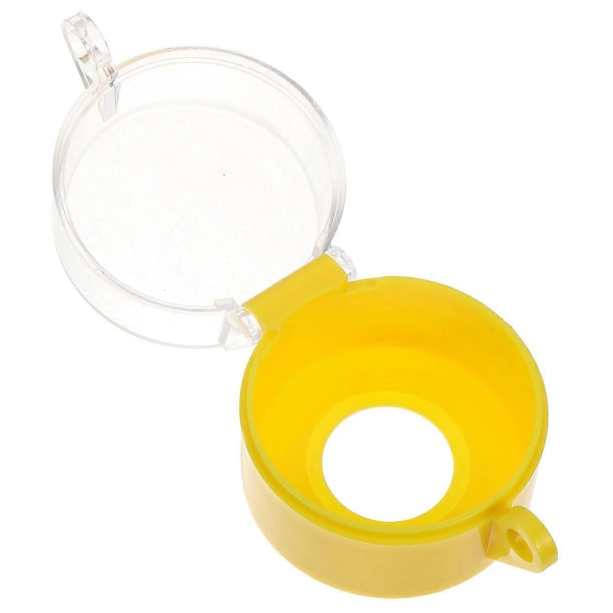 Emergency stop switch cover Transparent resin PC yellow | Walmart en línea