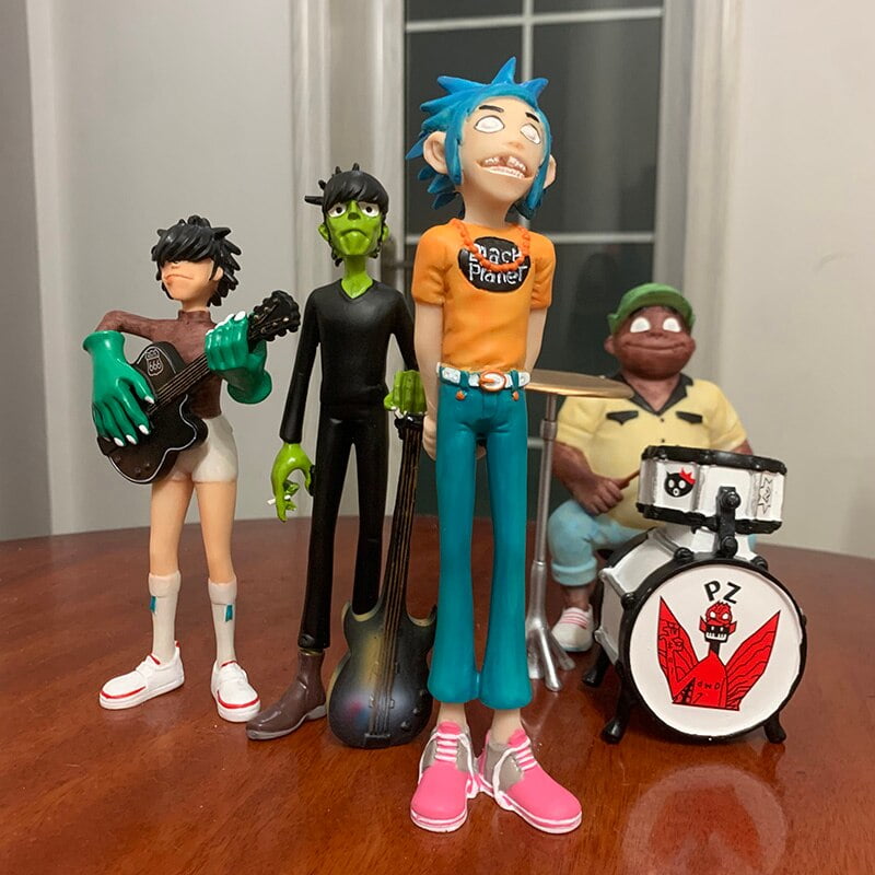 Figura de acción de la banda Virtual Gorillaz, colección de miembros de la banda de Rock, Murdoc ...