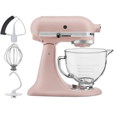 KitchenAid 5-Quart Tilt Head Stand Mixer With Flex Edge Beater Glass ...