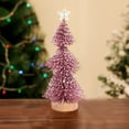 Aihimol Artificial Christmas Tree Tiny Pine Tree Snow Pine Trees ...
