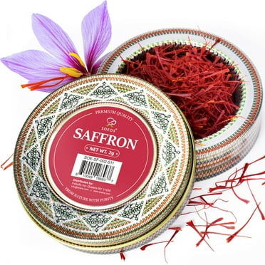 The Gathering of Saffron Brand Saffron, Pure Spanish, 1 Ounce - Walmart.com