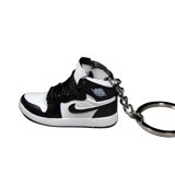 Nike Jordan Mini Shoe Keychain by DSK GLOBAL - Rubber Black & White ...