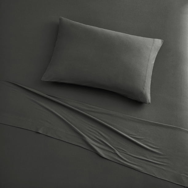 Brielle Home 100% Cotton Knit Jersey Sheets Collection - Walmart.com