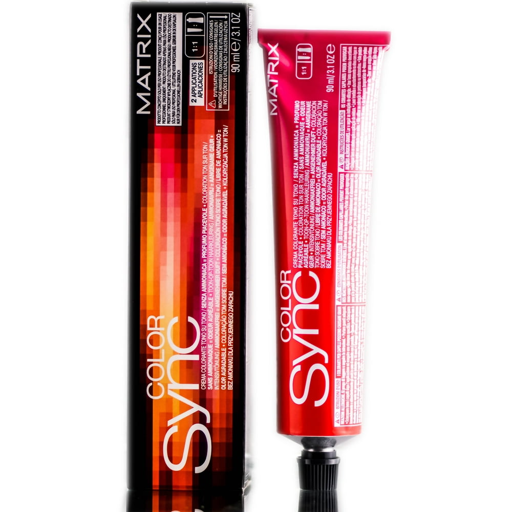 Matrix Color Sync LARGE Demi-Permanent Haircolor (3 oz) - 1A - Black ...