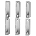 ETHZZLE 6Pcs Aluminum Alloy Clipboard Clips Solid Metal Clamps for ...