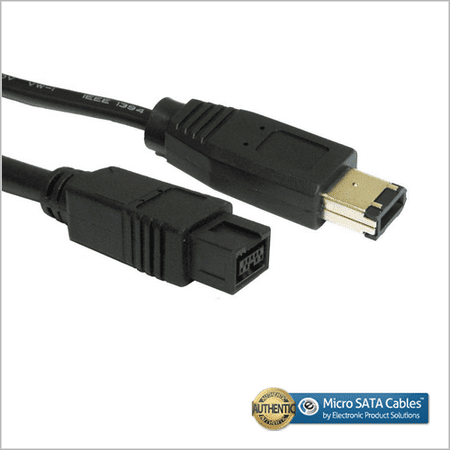 High Performance IEEE 1394 Firewire Cable A type Male to B Male - 6 ...