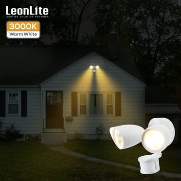LEONLITE LED Security Light, Motion Sensor Flood Lights Outdoor, Dusk ...