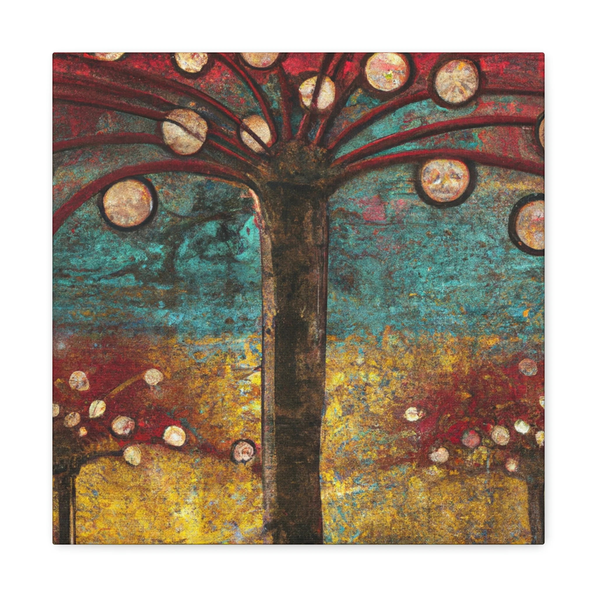 Dogwood in Steampunk Age - Canvas - Walmart.com