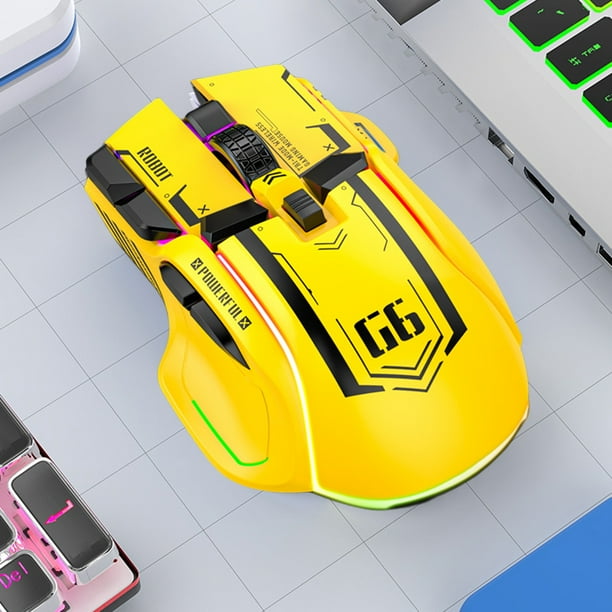 4000dpi Profesión Gaming Mouse 500mAh Ratón mecánico para Gamer ...