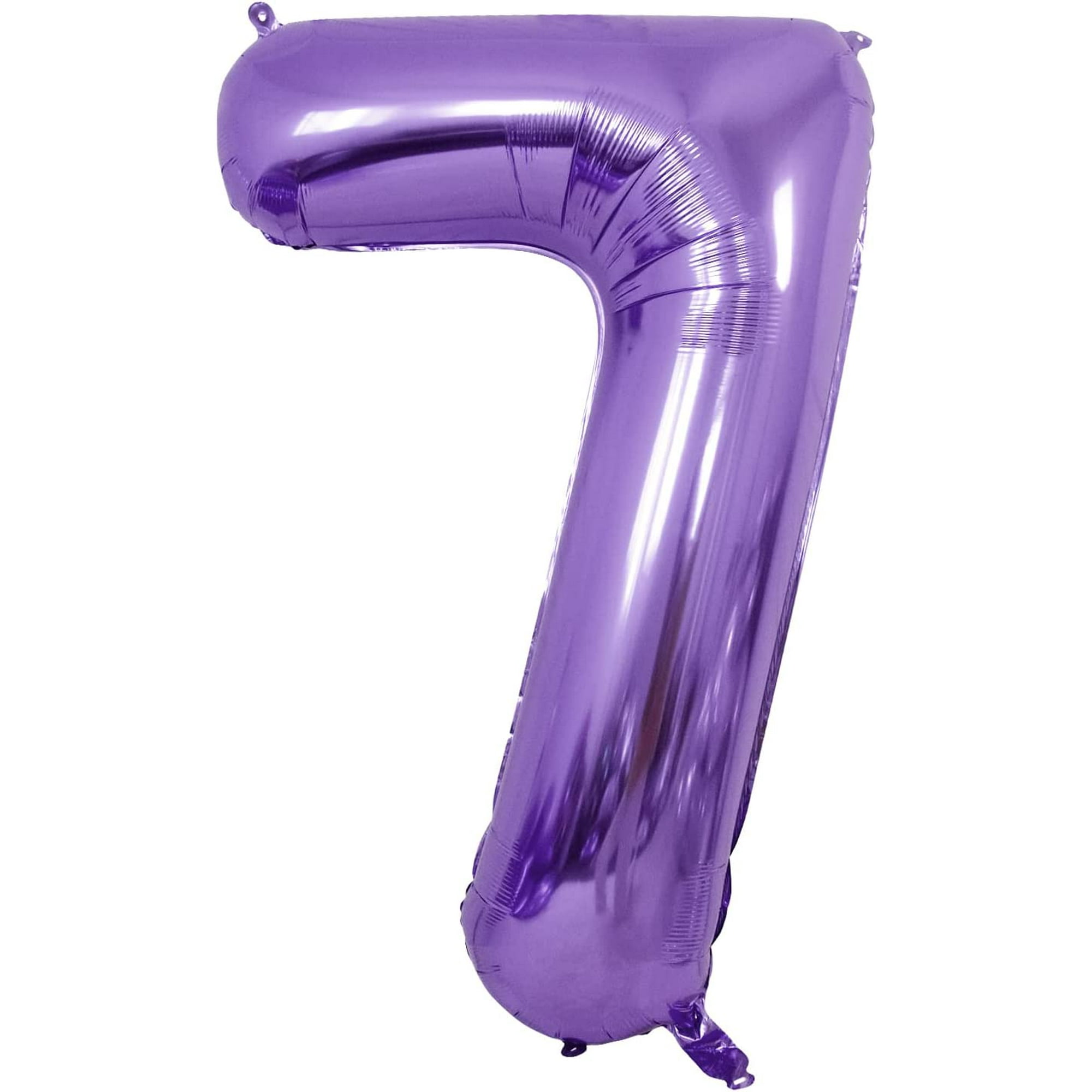 40 Inch Foil Balloons Big Helium Birthday number Balloon Party Decorations Purple Number 7