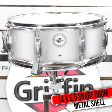Snare Drum Kit by Griffin Includes Snare Stand, 2 Pairs of Maple Drum ...