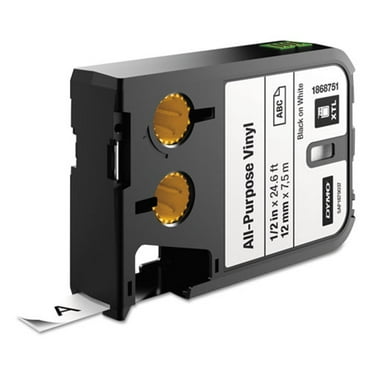 Dymo XTL Laminated Wire/Cable Wrap Sheet Labels, White, 53 / Pack ...